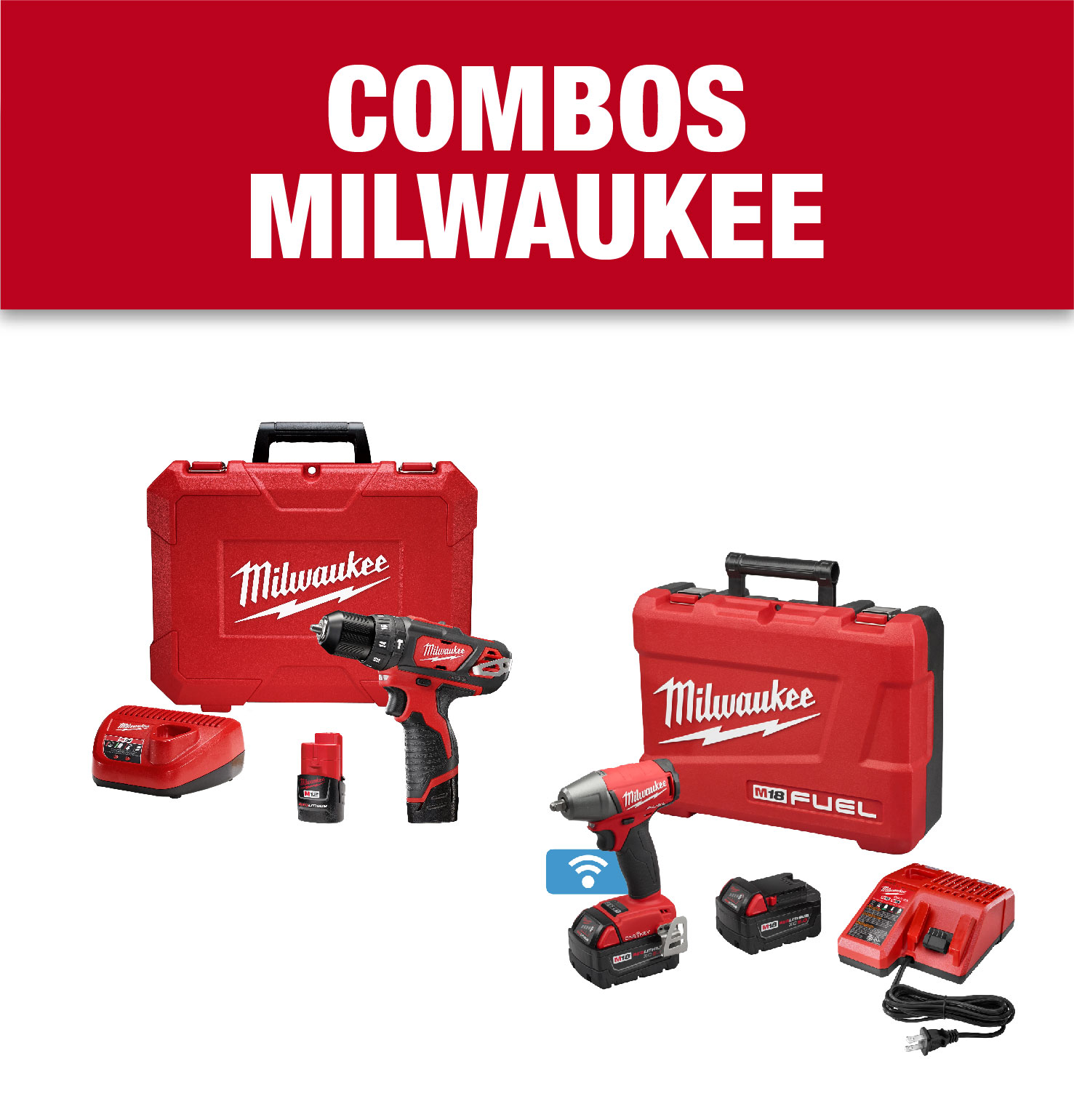 Combos Milwaukee: Herramientas Completas para Profesionales
