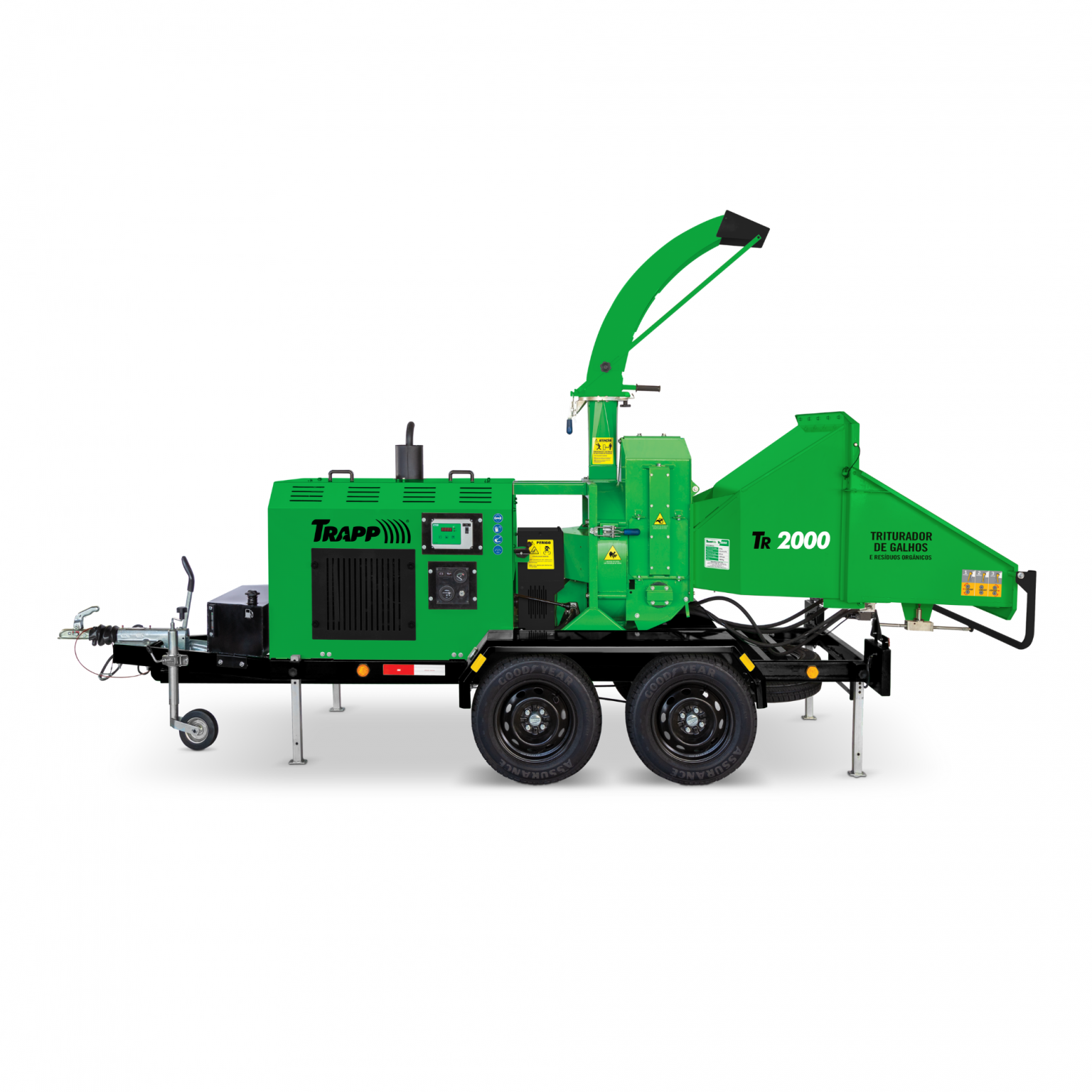 Trapp Chipeadora para Ramas y Residuos Orgánicos: Trituradora Potente